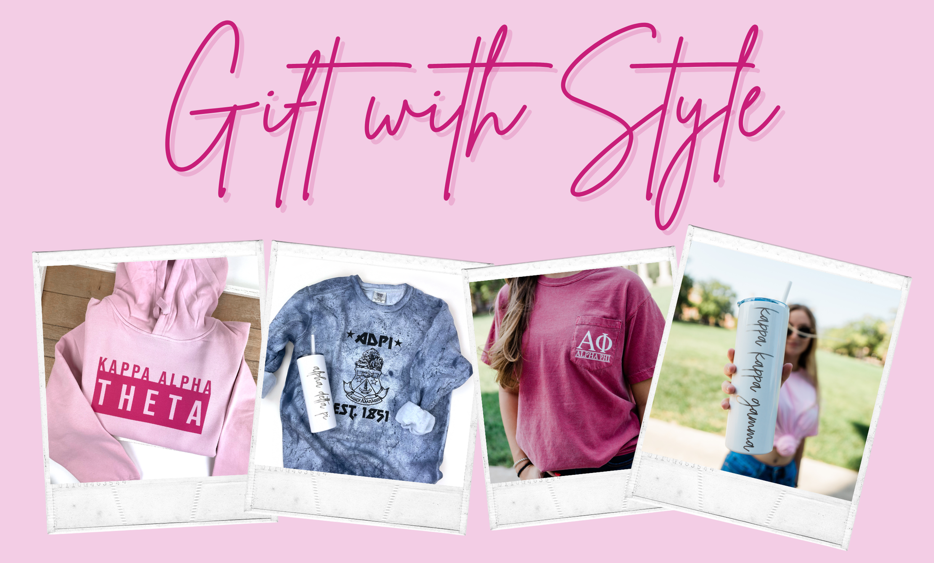 Go Greek Chic Sorority Merch | Big/Little Shirts & Greek Gifts